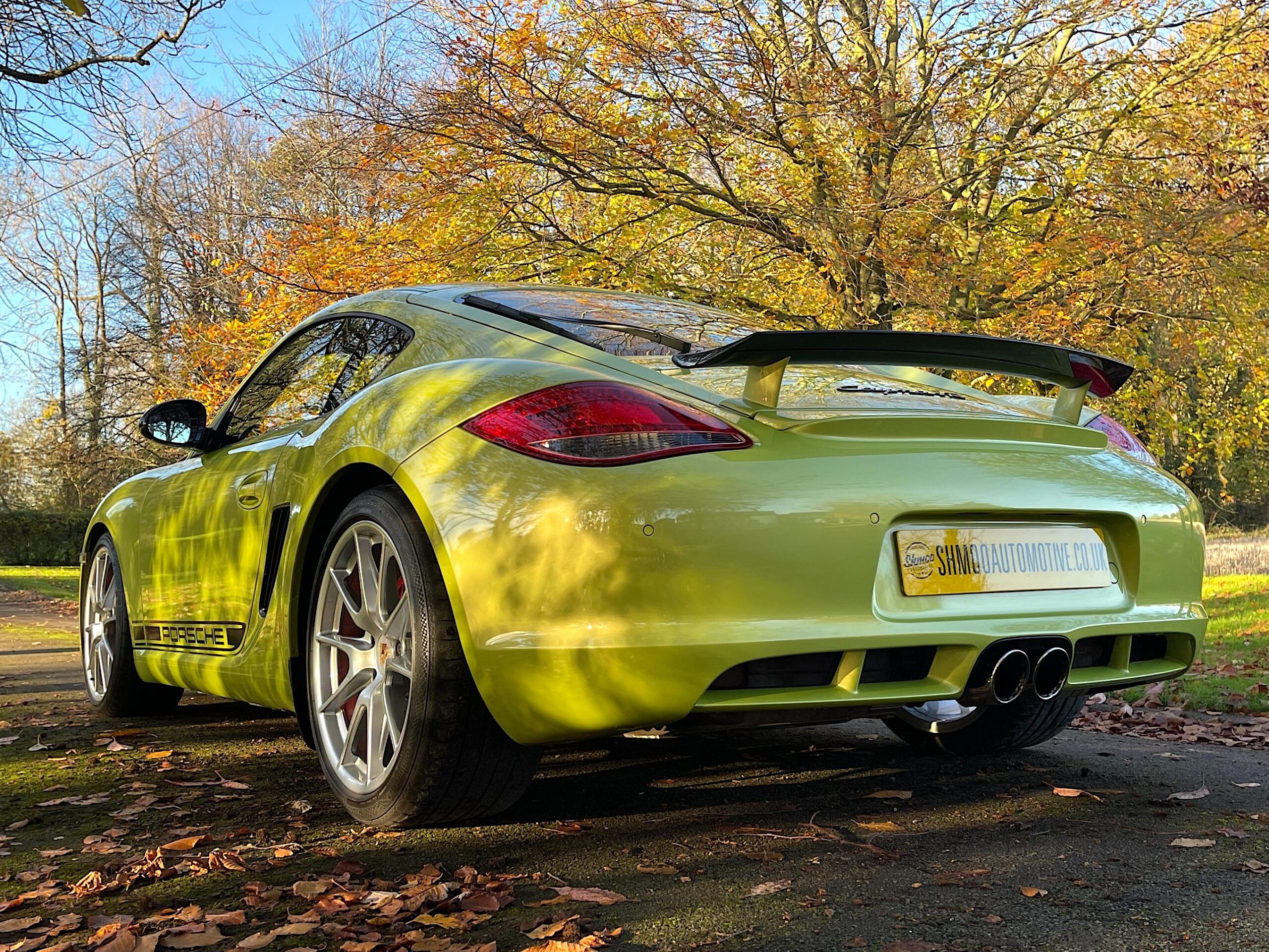Porsche Cayman R - PDK - Peridot Green - Shmoo Automotive