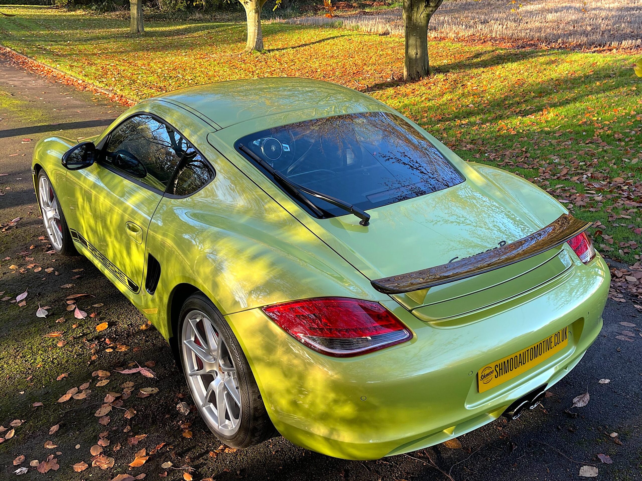 Porsche Cayman R - PDK - Peridot Green - Shmoo Automotive